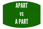 Apart vs A Part – Which One To Use? - Online Spellcheck Blog